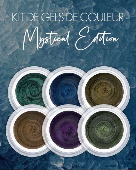 Set de gels de couleur Mystical - 6 superbes gels de couleur pour les ...